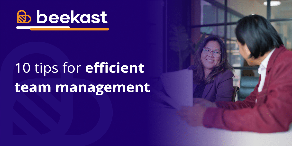 Tips for efficient team management
